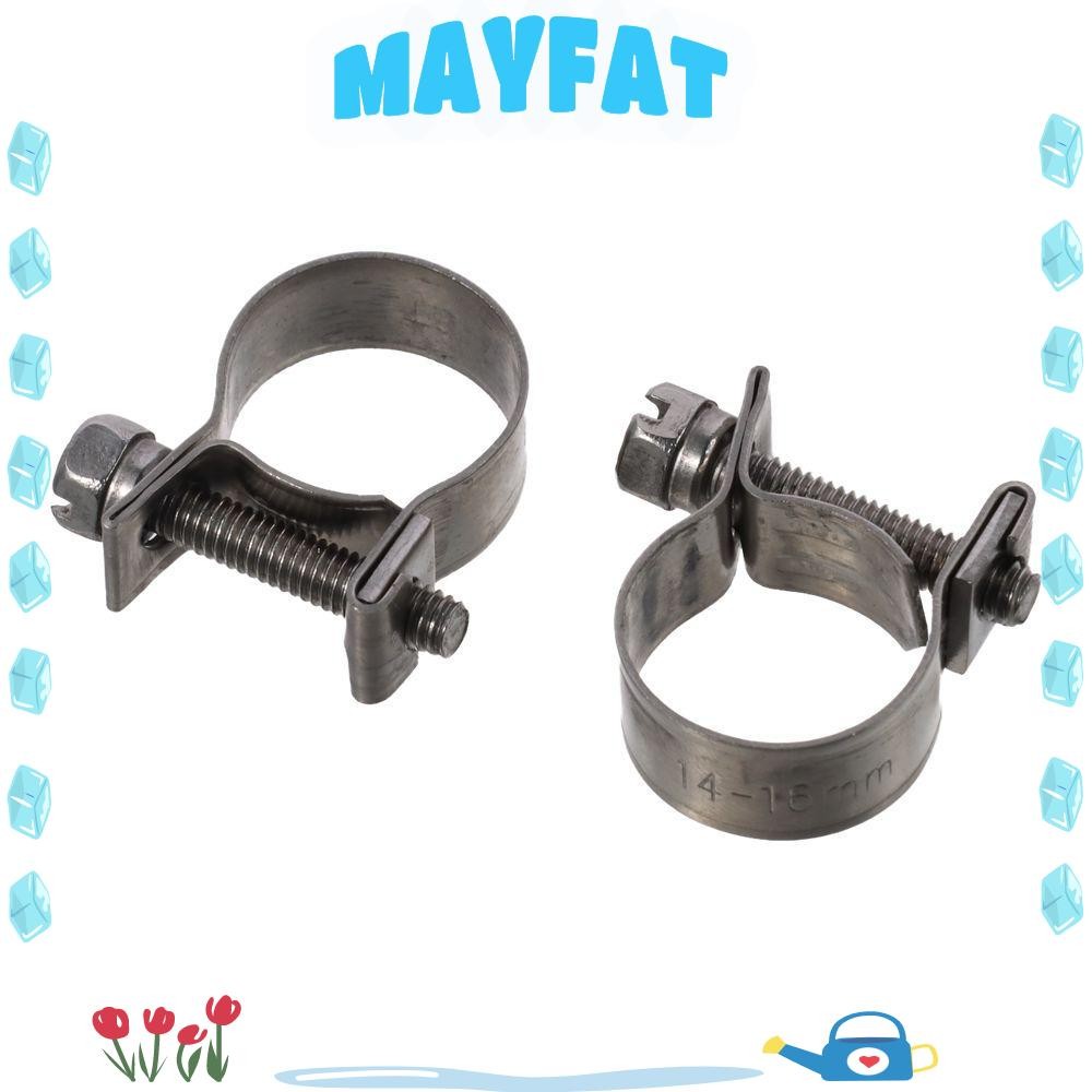 MAYFAT 10PCS Pipe Clamp, 14-16mm T-shaped T Bolt Clamp, Band Clamps 304 ...