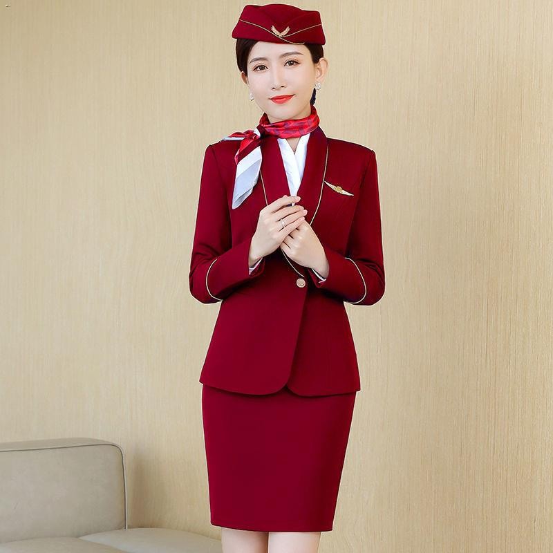 China Southern Airlines flight attendant uniform female high-speed rail ...