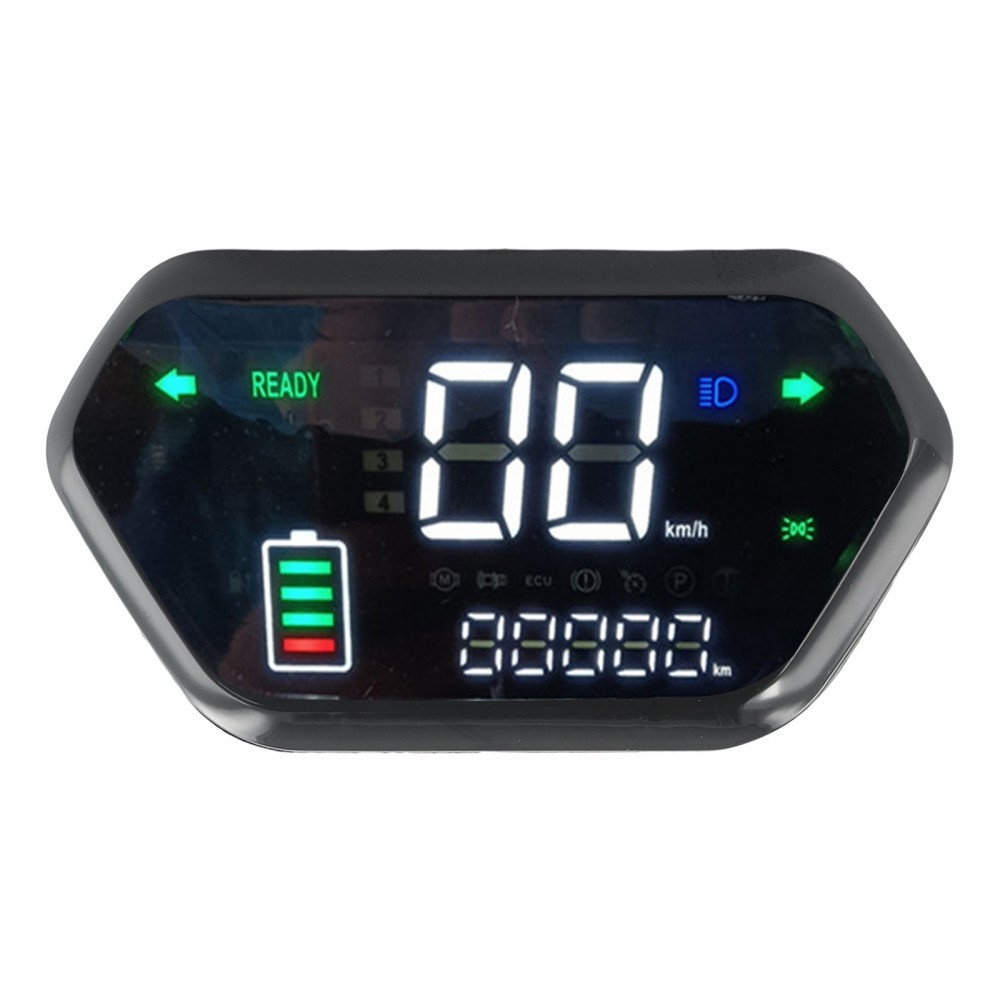 Universal Control Panel with LCD Display for 48V 72V For EBike Electric ...