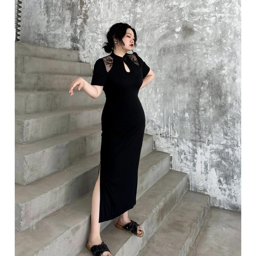 150kg Retro Chinese Style Improved Cheongsam Large Size Fat mm Summer ...