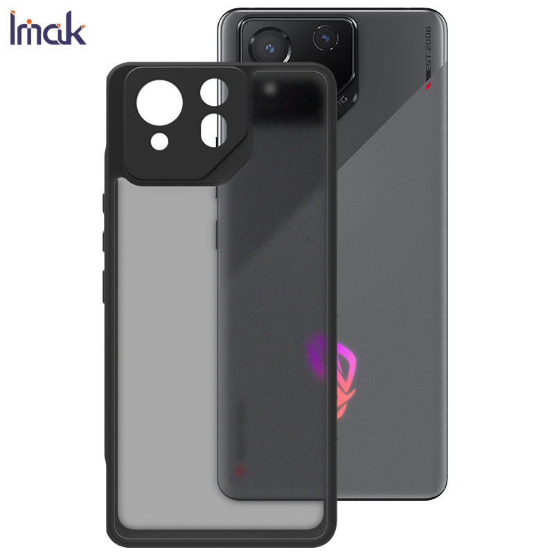 For Asus ROG 8 Case IMAK UX-9B Hard Back + Soft Border Frame Cover for ...