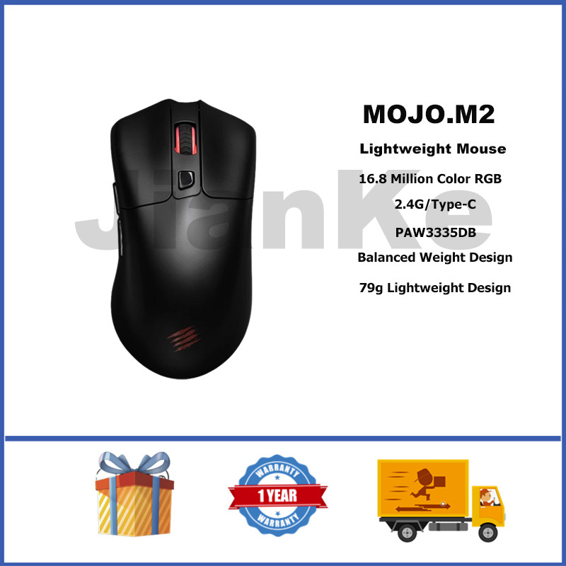 Madcatz MOJO.M2 Wireless Gaming Mouse RGB PAW3335DB Lightweight ...