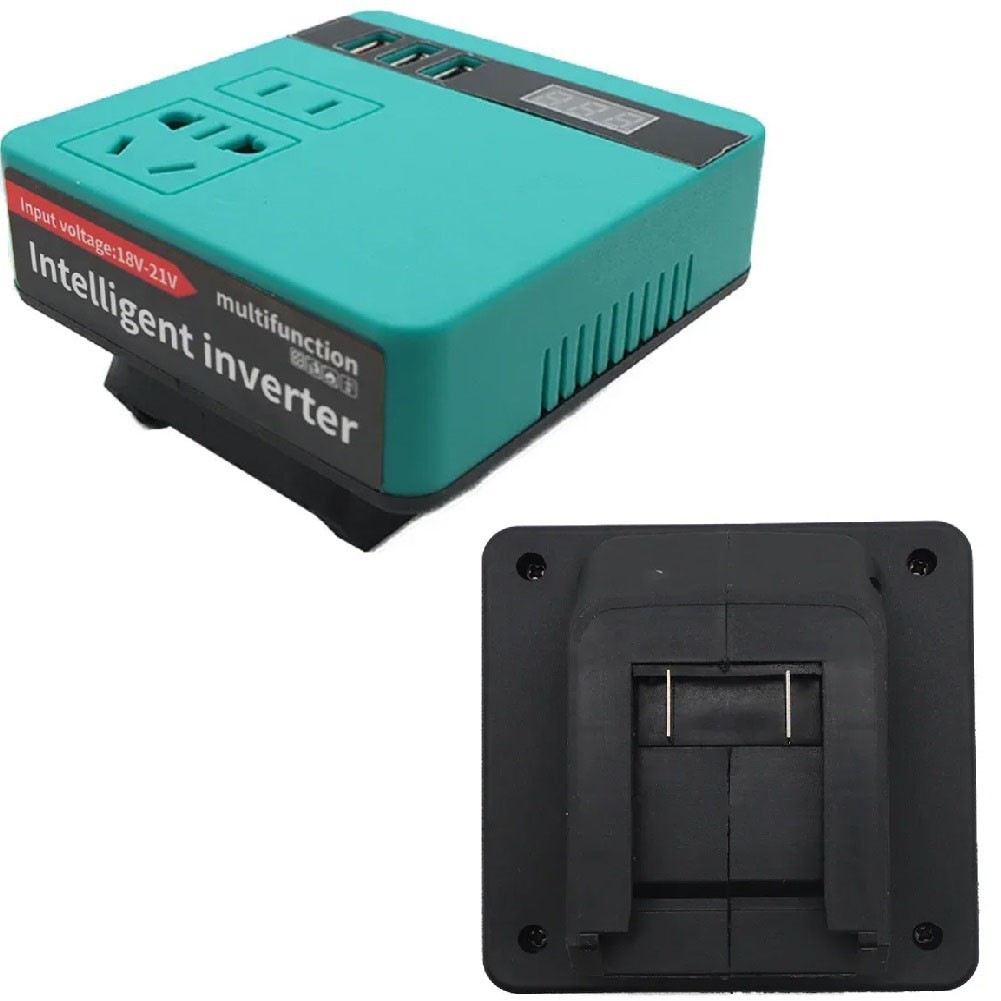 Lithium Battery Inverter AC220V DC5V 12V Inverter With Voltage Display ...