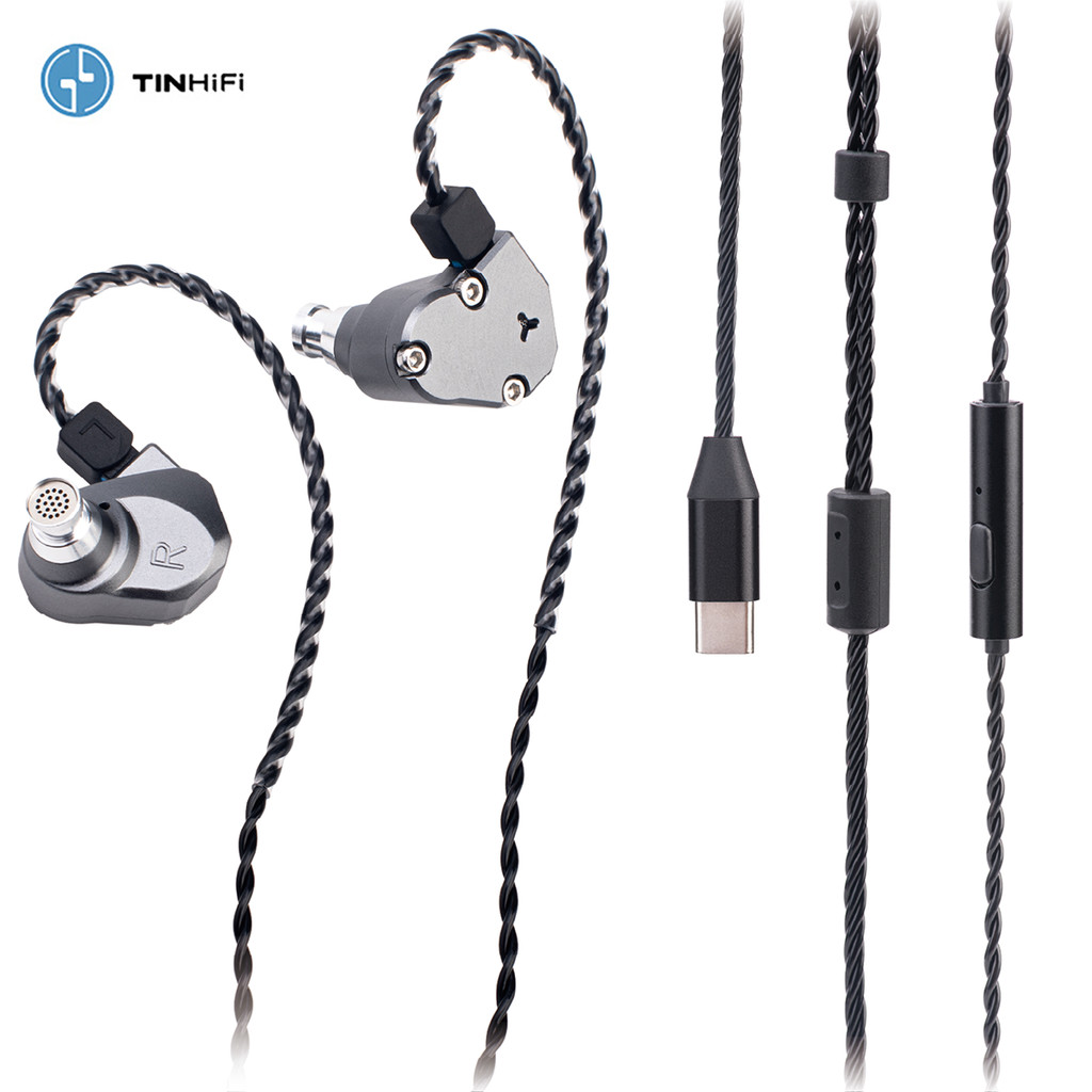 TINHIFI C2 2025 Earbud 10MM PU+LCP Diaphragm Driver Detachable 0.78mm ...