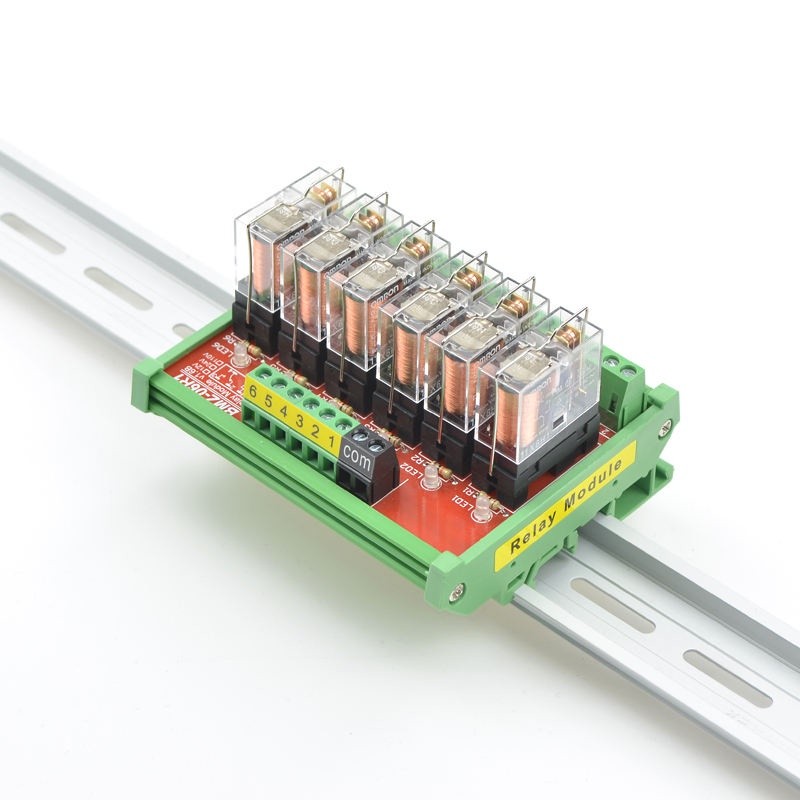 Genuine 6-way Omron relay module 12V/24V relay module BMZ-06R1 ...