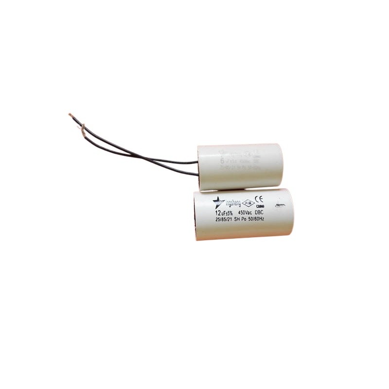 Washing machine starting capacitor 6UF 12UF CBB60 with wire 6UF/450V ...