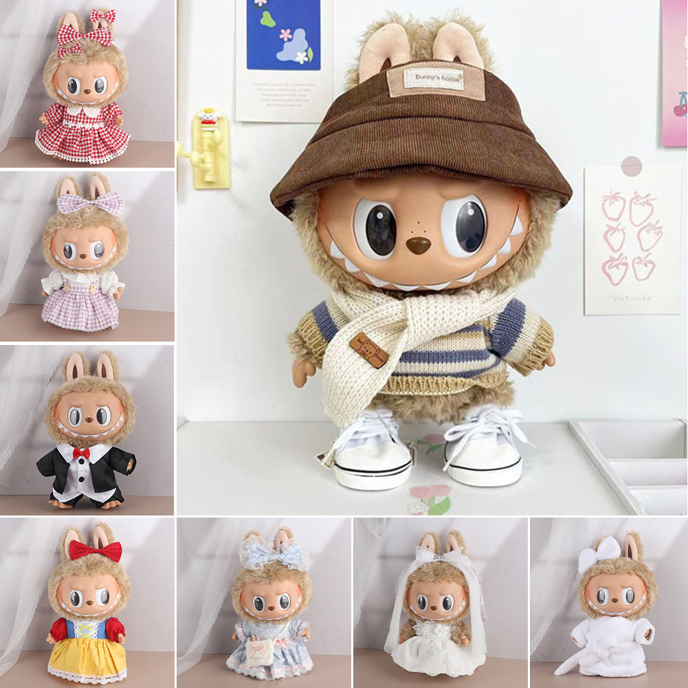 XYJ-Hittime 38cm Labubu Doll Clothes Fashion Clothes Hoodies Doll ...