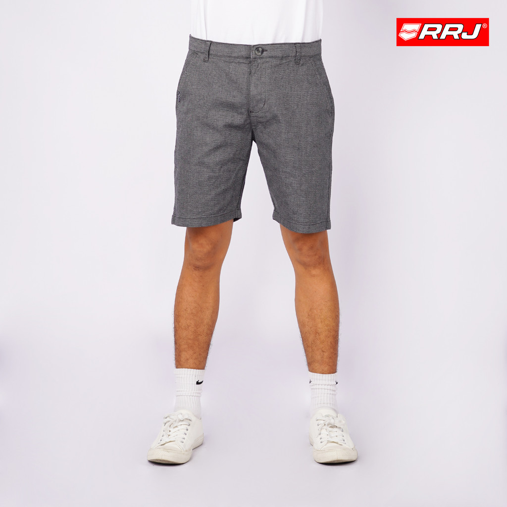 RRJ Men's Basic Tapered Short Regular Fitting Mid-Rise 162315 (Dark ...