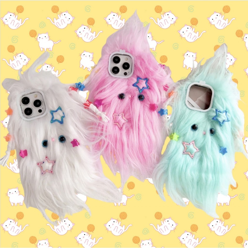 for Motorola Edge 50 40 30 X50 X40 X30 Pro Ultra Moto E7 E13 E14 E20 E22 E30 E40 Furry Plush ...