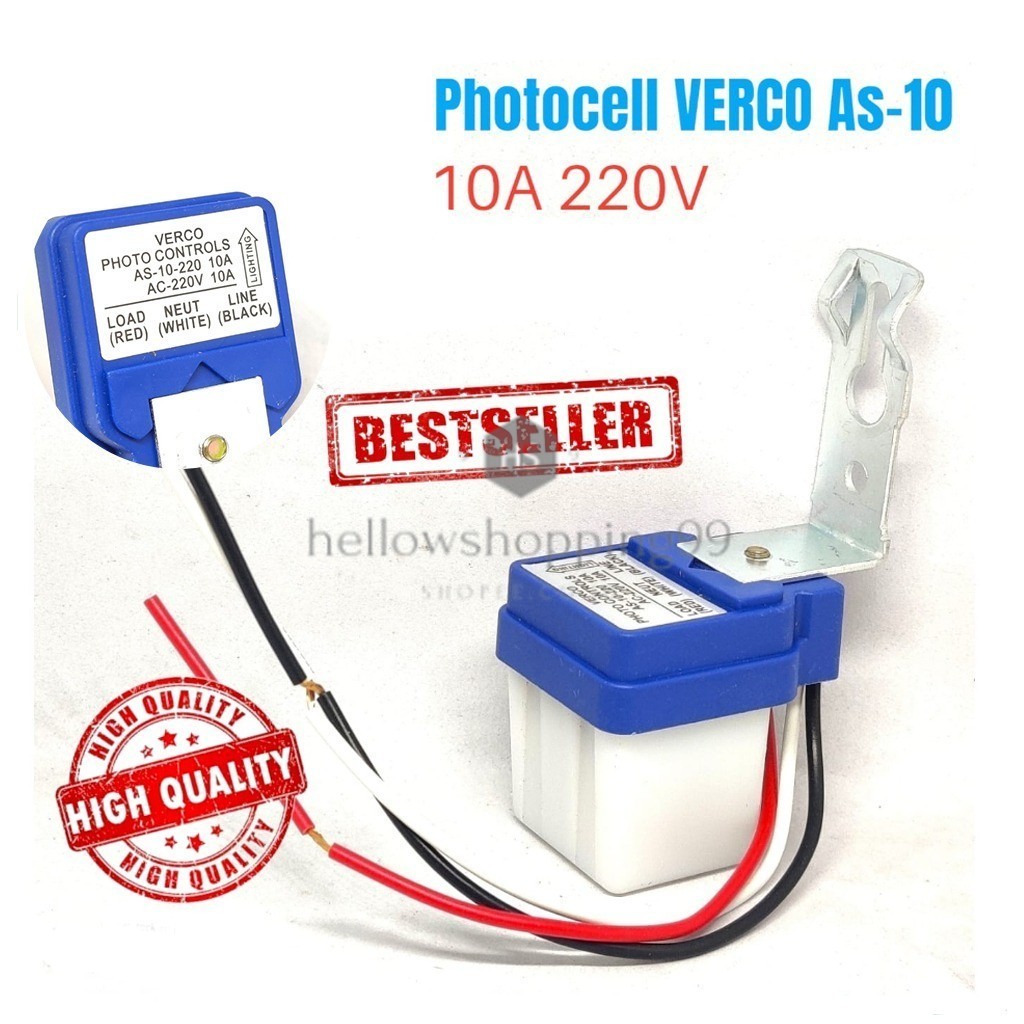 CAHAYA Adz-b307-sensor Light LED Light (AS-10) water proof photo cell ...