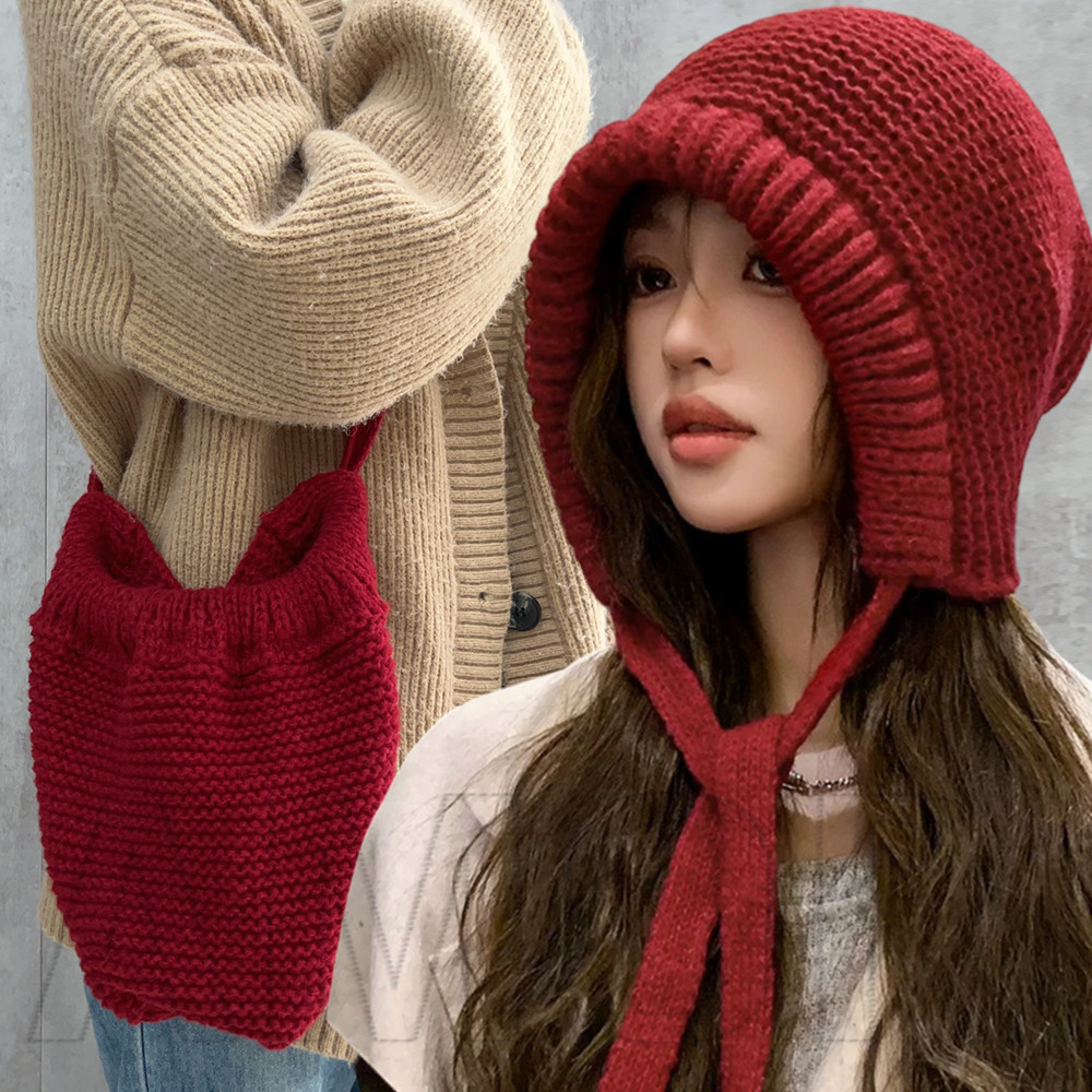 Knitted Beanie Cap - Ear Protection, Keep Warm, ColdProof - Autumn ...