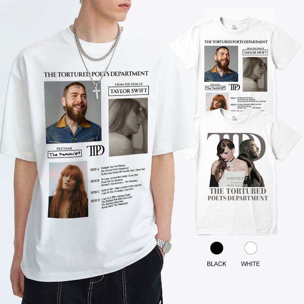 CustomizedTaylor Swift&post Malone TSHIRT original design cotton ...