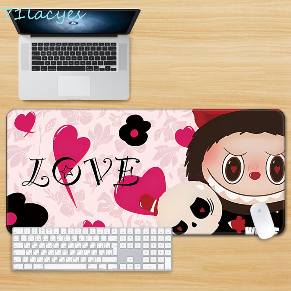 LACYES Labubu Time Mouse Pads, Cartoon Waterproof Labubu Large Mouse ...