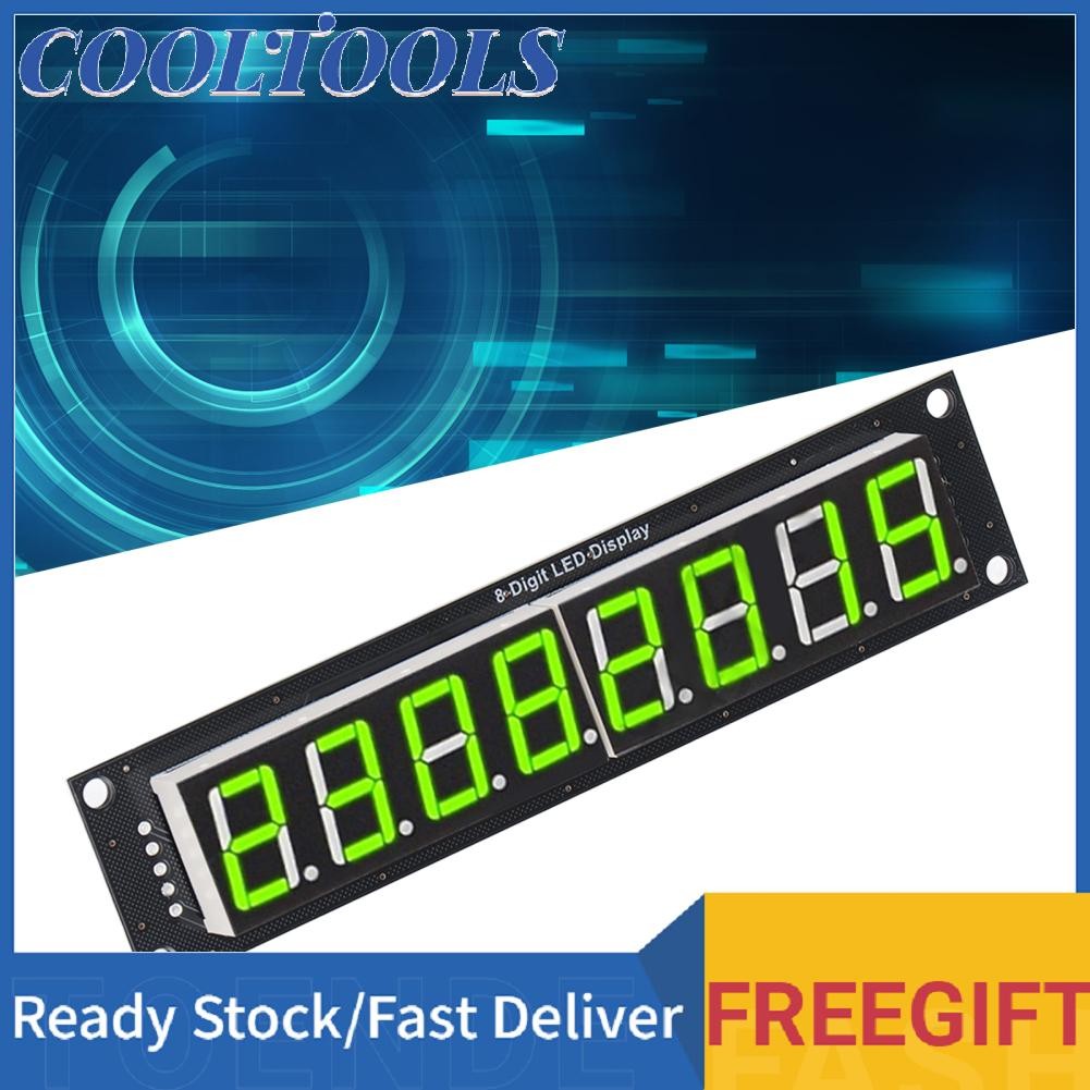 Cooltools LED Segment Display Module 8 Digit Tube 0.56in Clear Plate ...