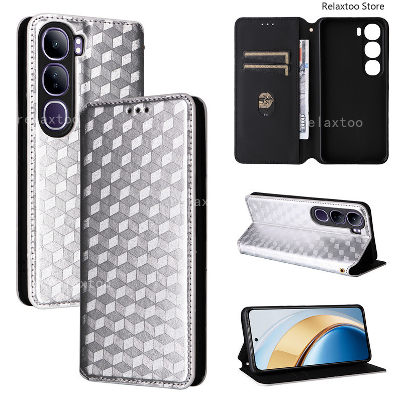 Flip Leather Wallet Casing For VivoV40 Vivo V40 Lite V40Lite ...