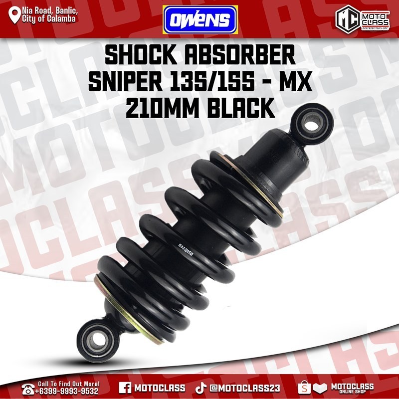 OWENS SHOCK ABSORBER SNIPER 135 / 150 MX 210MM | Shopee Philippines