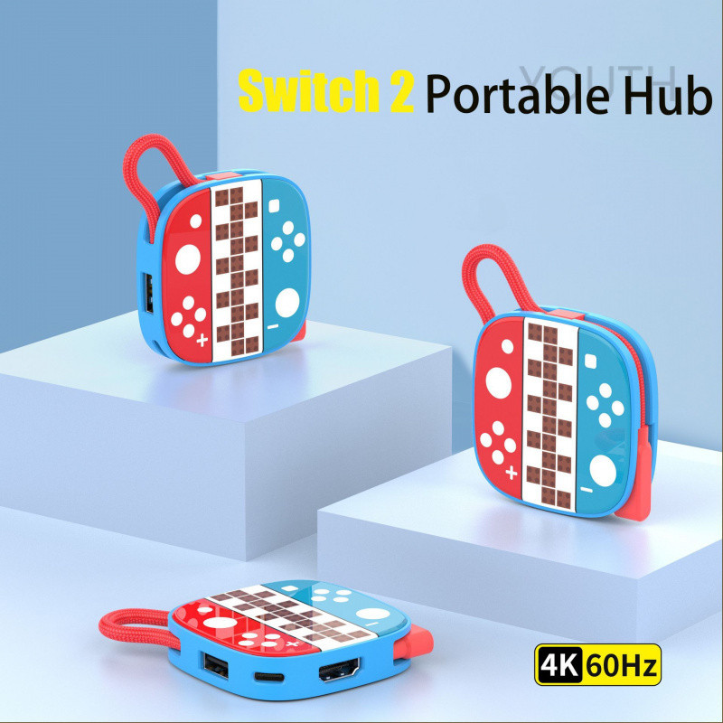 For 2025 Nintendo Switch 2 Video Converter NS2 HD 4k60hz Nintendo Portable Type-C TV Projection ...
