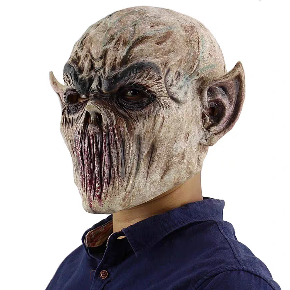 Scary Halloween Mask Terror Demon Devil Mask Cosplay Props Bloody Ghost ...