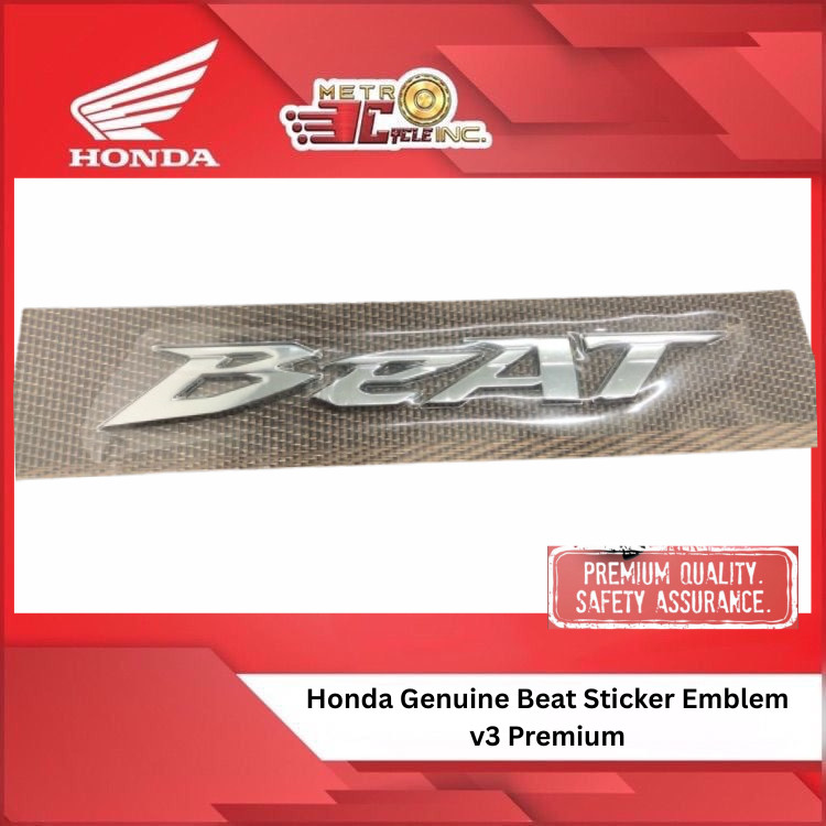 Honda Genuine Beat Sticker Emblem v3 Premium | Shopee Philippines