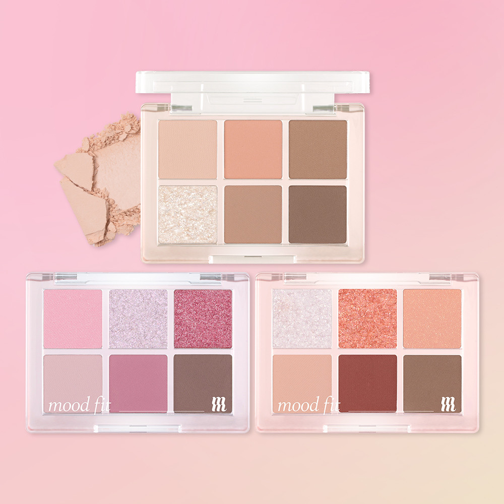 [MUJI] New Mood Fit Warm Tone Cool Tone Shadow Palette (3 colors, 5.4g ...