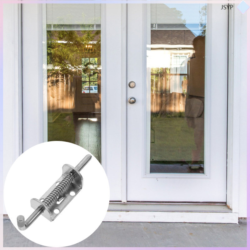 Heavy Duty Pin Door Lock Spring Loaded Bolt with Gate Latch Man ...