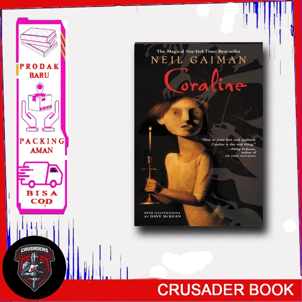 Coraline by Neil Gaiman (English) - CrusaderBook | Shopee Philippines