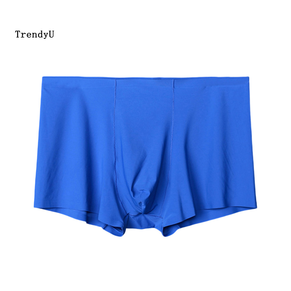 TRD Stretchy Men Underwear Men Boxer Underwear Men's High Elasticity U ...