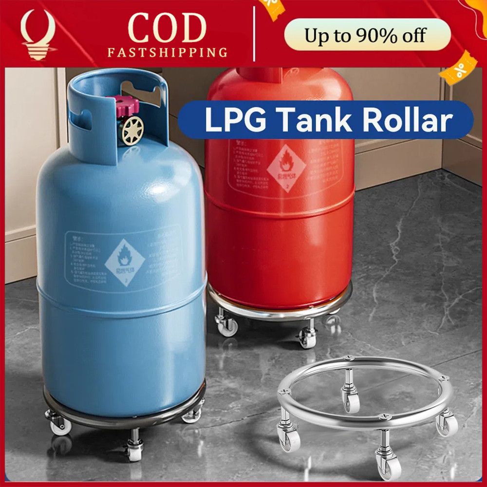Gas Tank Rack lpg Tank Roller Stand landege Propane Cylinder Base Dolly ...