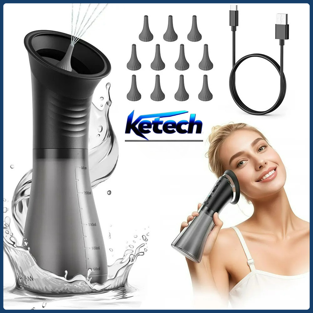 E80 Upgraded Ear Wax Removal with One-Piece Waste Tank Safe Ear Cleaner ...