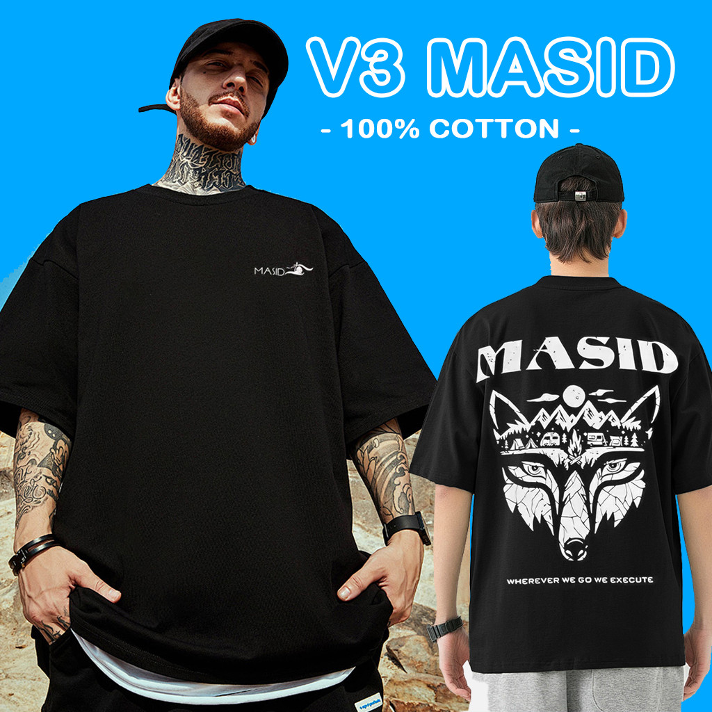 Masid V3 by Geo Ong Masid Clothing T Shirt Oversize Casual Heavyweight ...