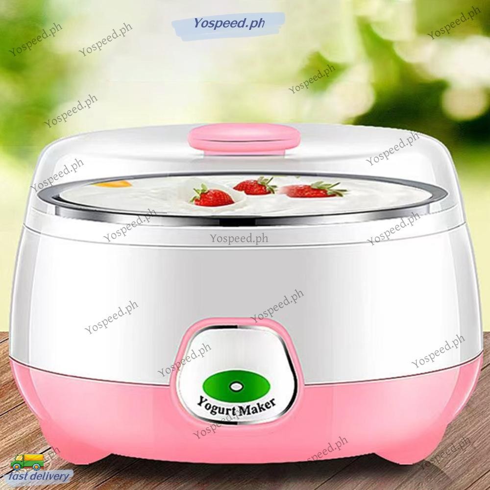 1L Greek Yogurt Maker Machine with Stainless Steel Container Yogurt ...