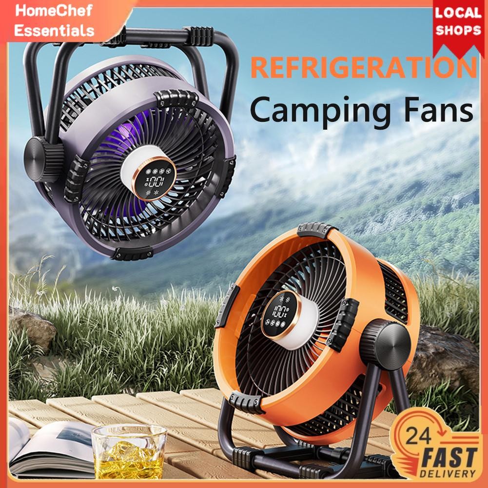 6 in 1 Outdoor Camping Fan 20000mAh Rechargeable Portable Wireless Tent ...