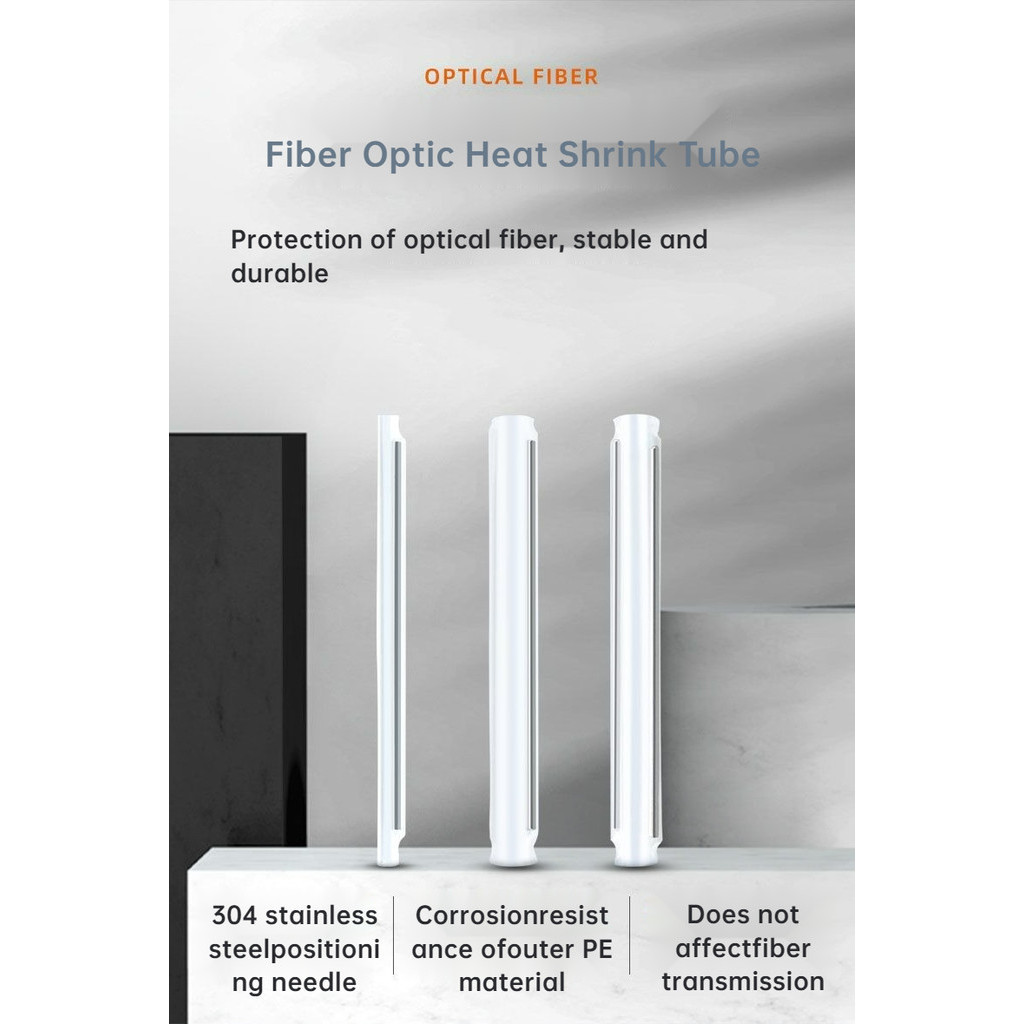 Fiber optic heat shrink tubing 60mm thick tube single needle double ...