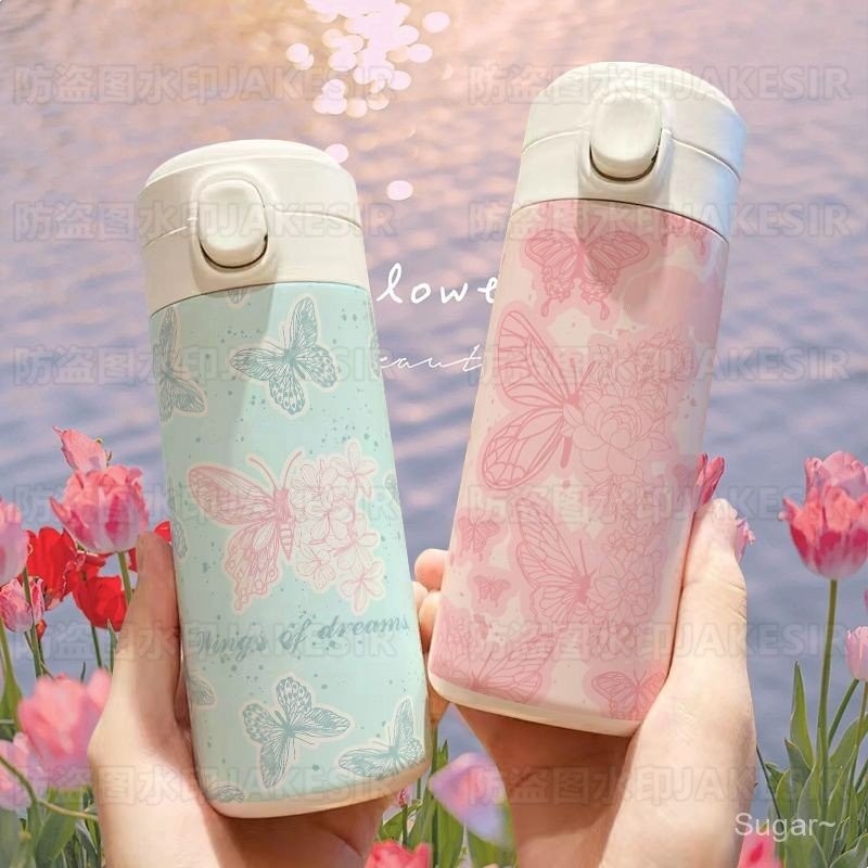 Butterfly Peripheral Niche Vacuum Cup Large Capacity Small Lightweight ...