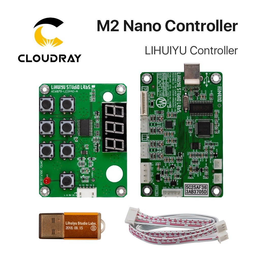RQ+＞Cloudray LIHUIYU M3 Nano Laser Controller Mother Main Board ...