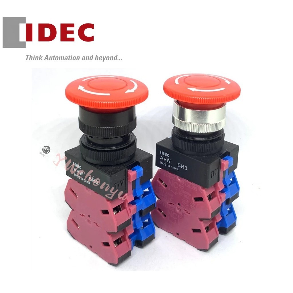 Idec AVW401R AVW410R AVW411R AVW402R AVW420R AVW422R AVW401Y Emergency ...