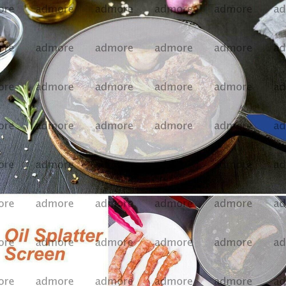 ADMORE Grease Splatter Screen Stainless Steel Cooking Frying Anti ...
