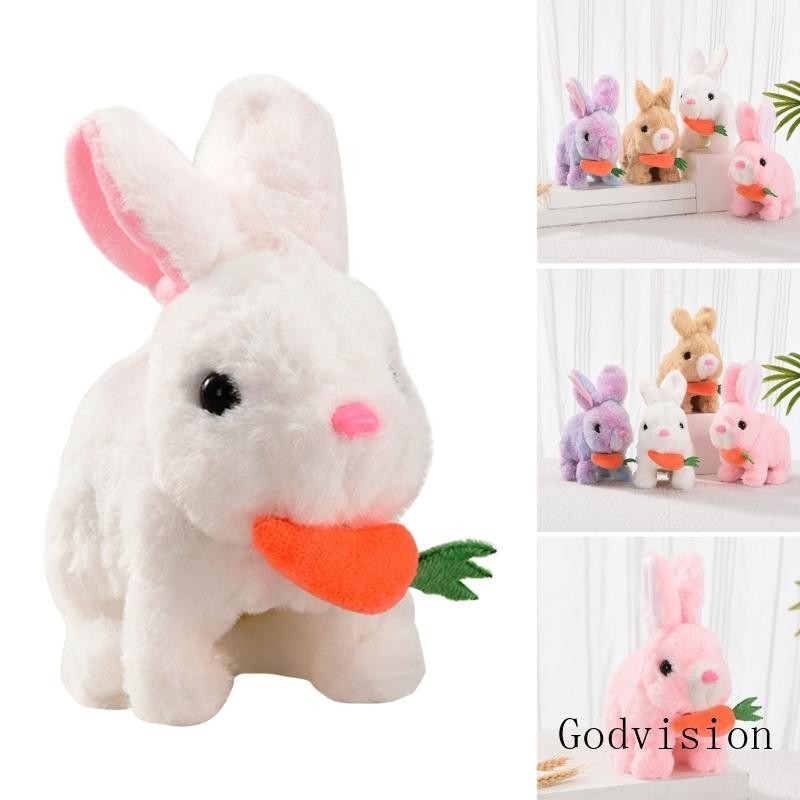 BB Electric Hopping Plush Rabbit Toy Kids Educational Toy with Sound ...