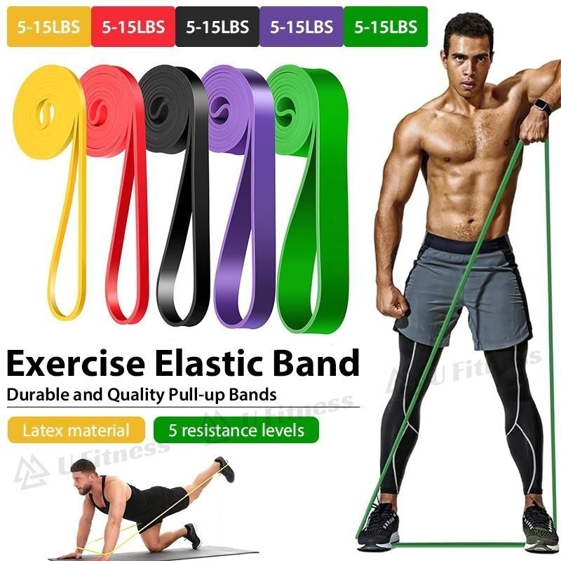 5-Level Fitness Elastic Band Yoga Pull Band Multi-Function Pull-up ...