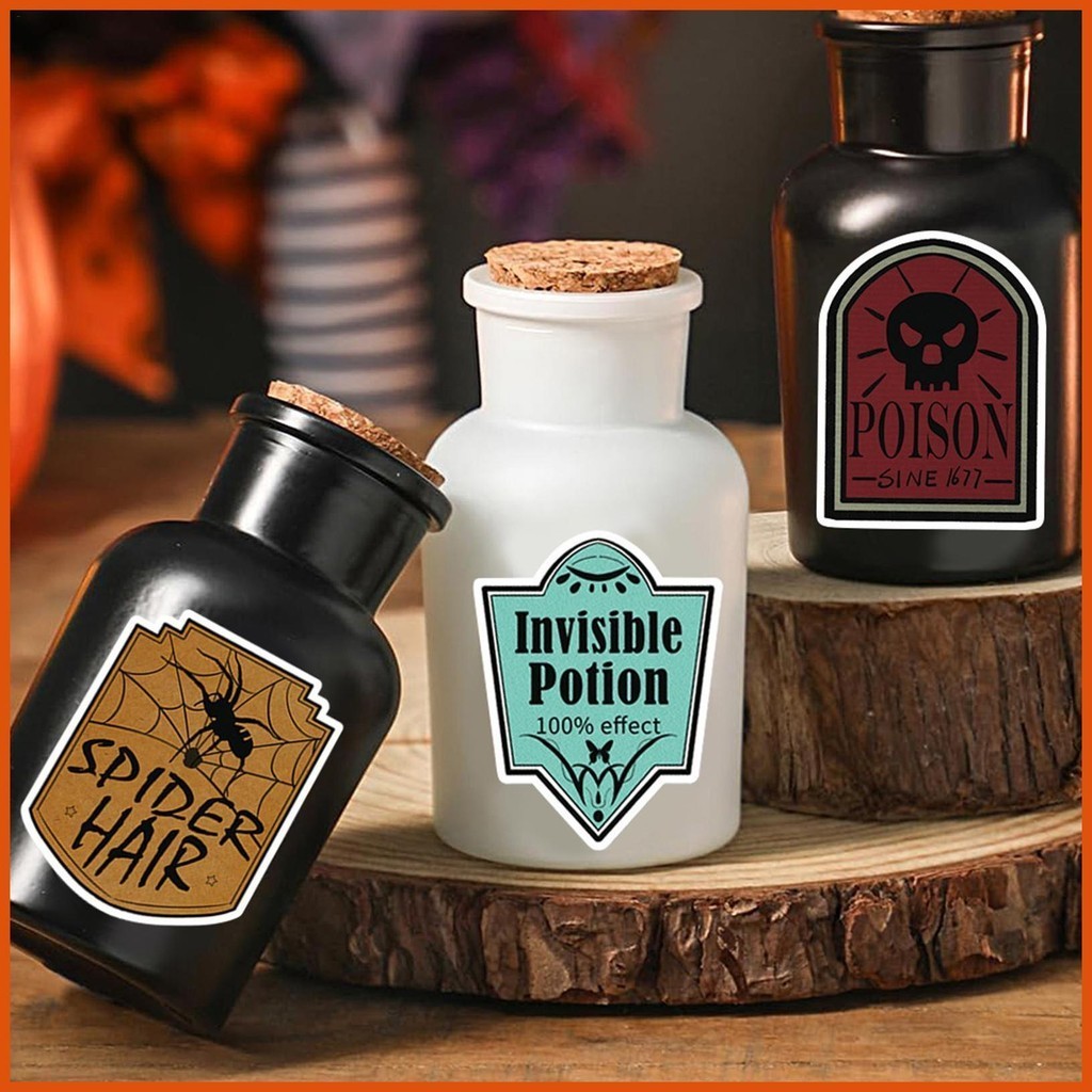 Halloween Stickers for Scrapbooking Party Sticker Potion Bottle Decal ...