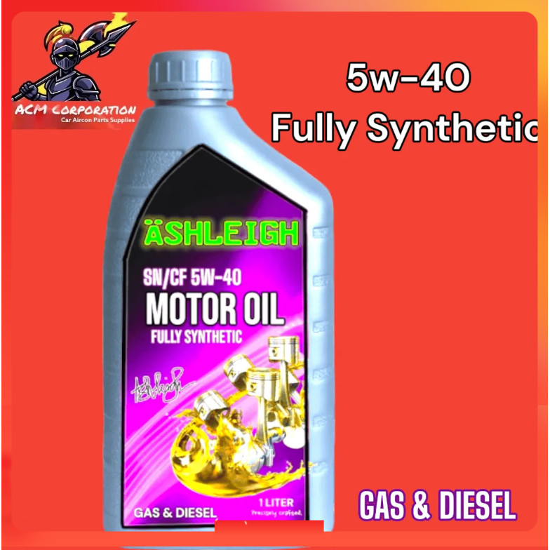 5w-40 Fully Synthetic Engine Oil GAS and Diesel For Car Suv Van Truck ...