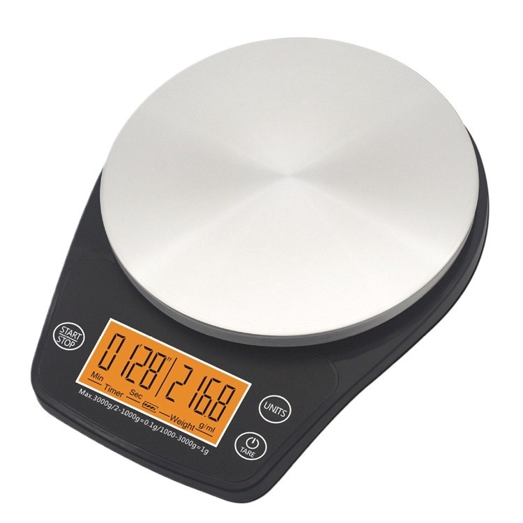 Hand-made coffee pot scale coffee bean weighing coffee scale timing ...
