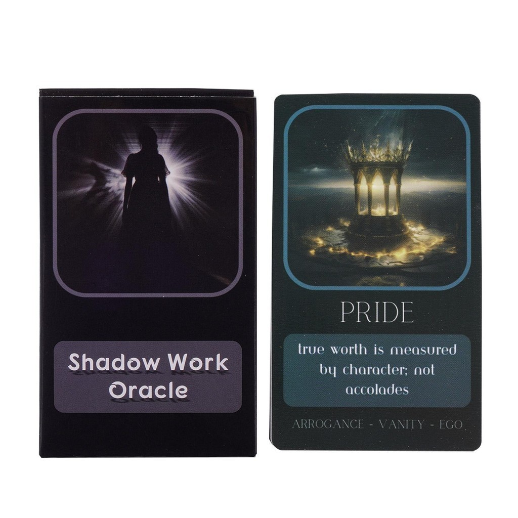 33pcs Shadow Work Oracle Cards Fate Divination Tarot Vivid Image Tarot ...