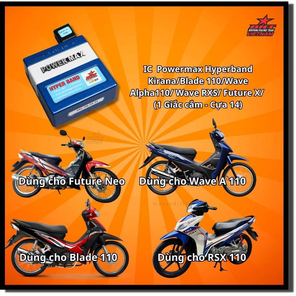 Ic BRT Hyperband (1 map) Future Neo / Blade 110 / Wave Alpha 110 / Wave ...