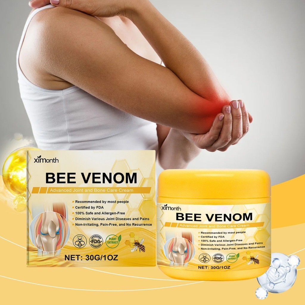 Bee Venom Advanced Joint and Bone Therapy Cream,Professional Bee Venom ...