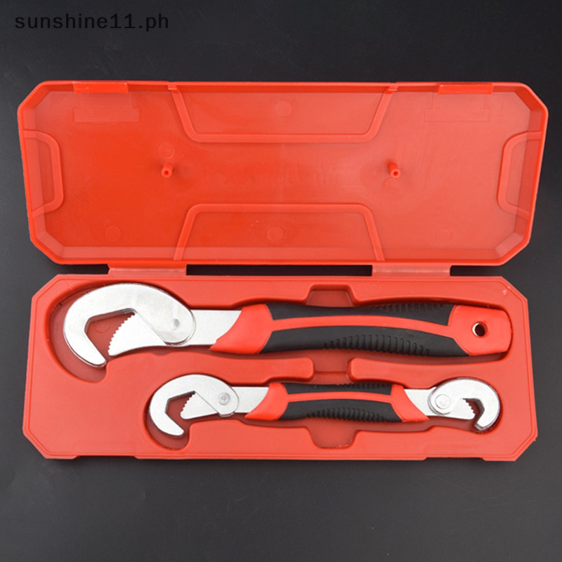 sunshine Universal Key Pipe Wrench 10-22 / 22-32mm Open End Spanner Set ...