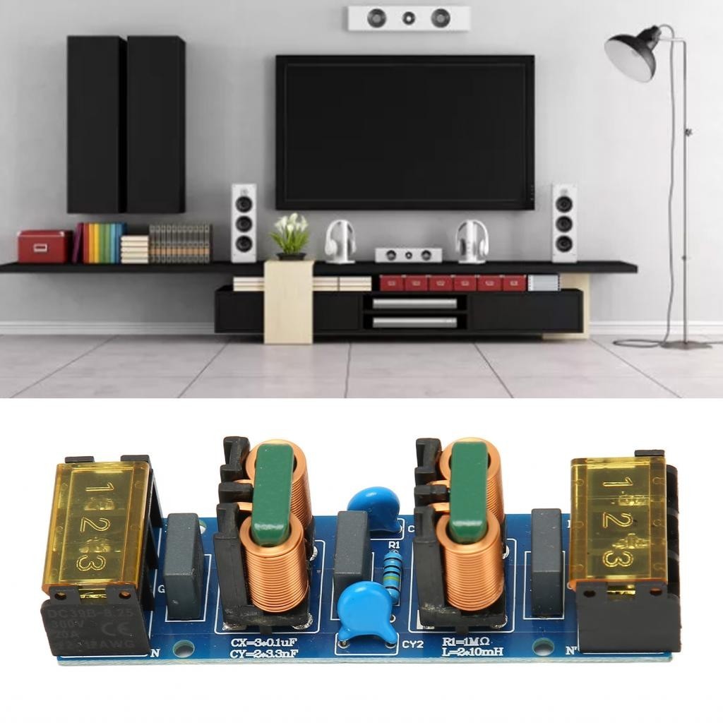 Newlanrode Power EMI Filter Board Filtering Module Low Pass Stable 50 ...