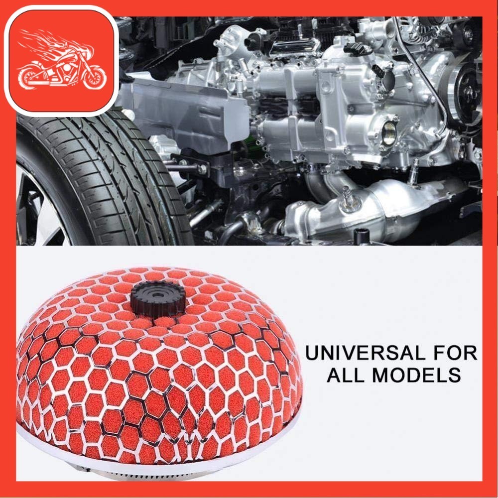Air Filter Sponge Auto Super Power Flow Intake Cleaner Adapter ...