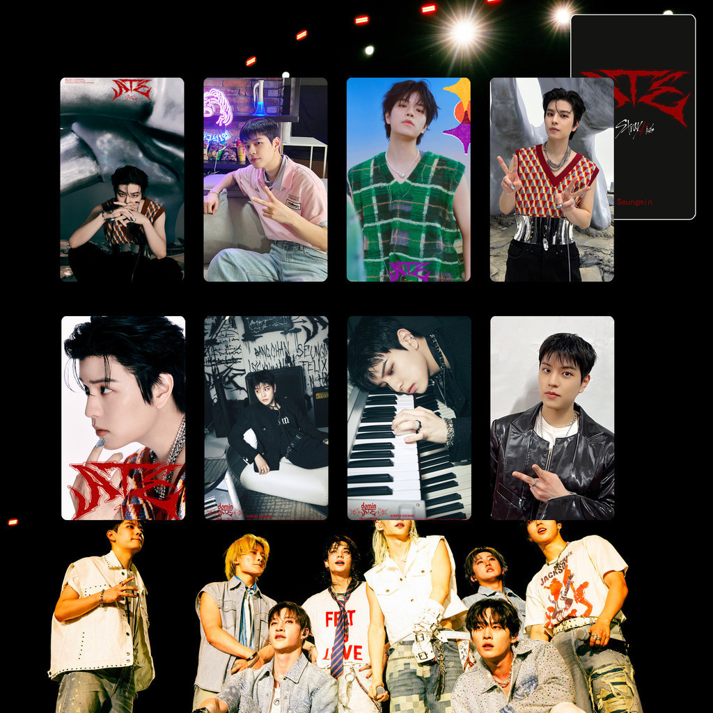 2-12pcs STRAY KIDS Lomo Cards ATE Album Bookmark 5-STAR Photocards ...