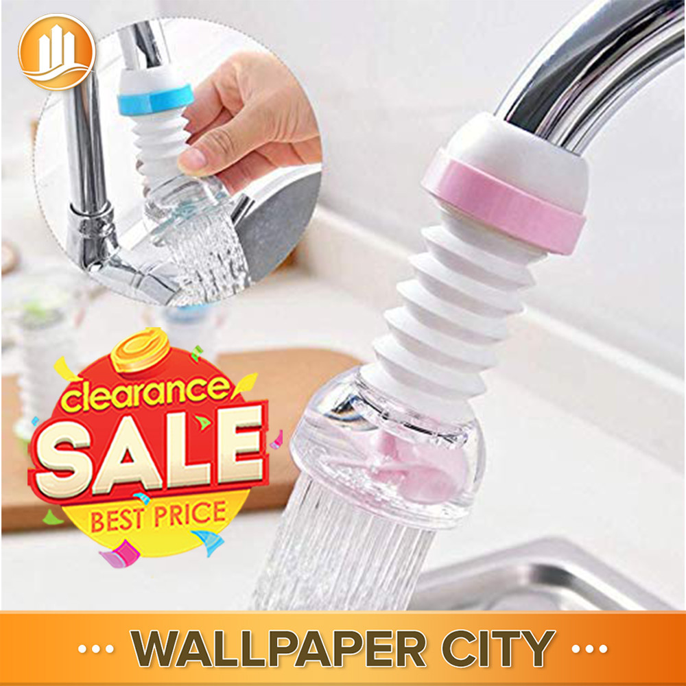 WPC CLEARANCE SALE Kitchen Faucet Water Filter Foldable 360 Rotating ...